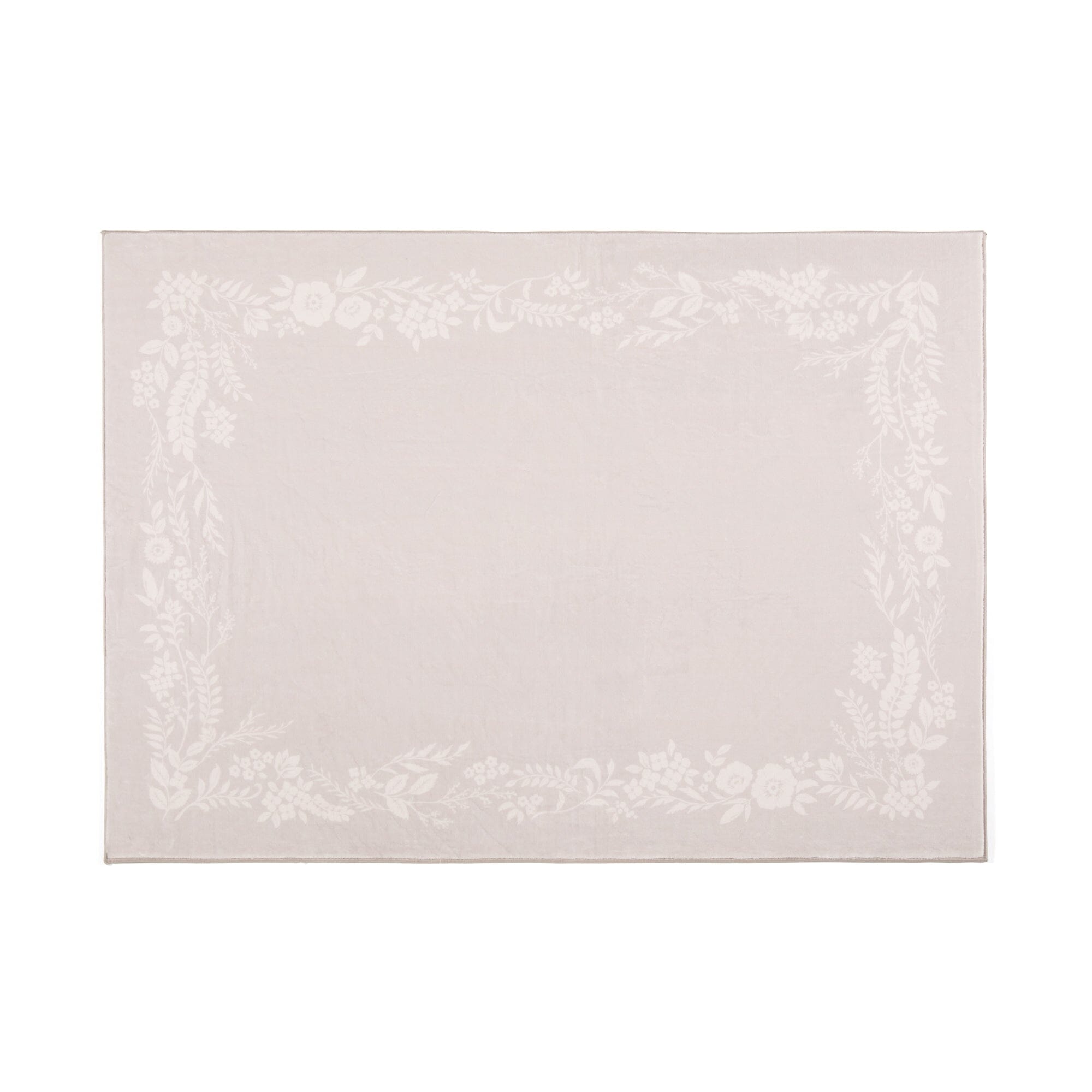 Design Print Rug Frame Flower S W1400×D1000 Pink – Francfranc Hong Kong
