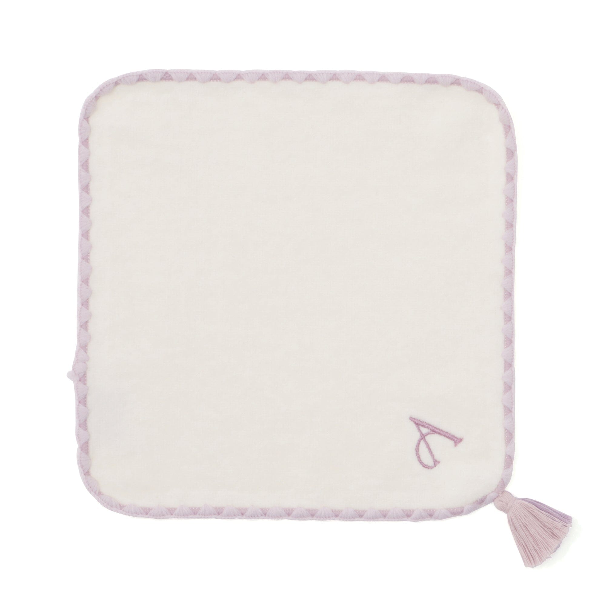 Initial Mini Handkerchief Towel A Pink – Francfranc Hong Kong