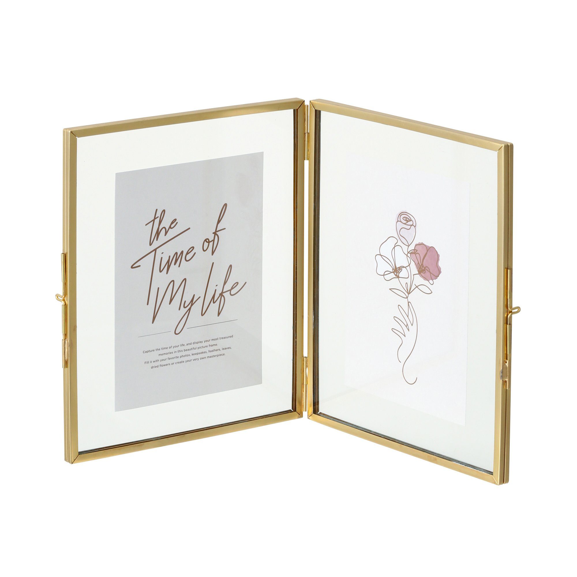 Metal Glass Frame 2Windows Gold – Francfranc Hong Kong